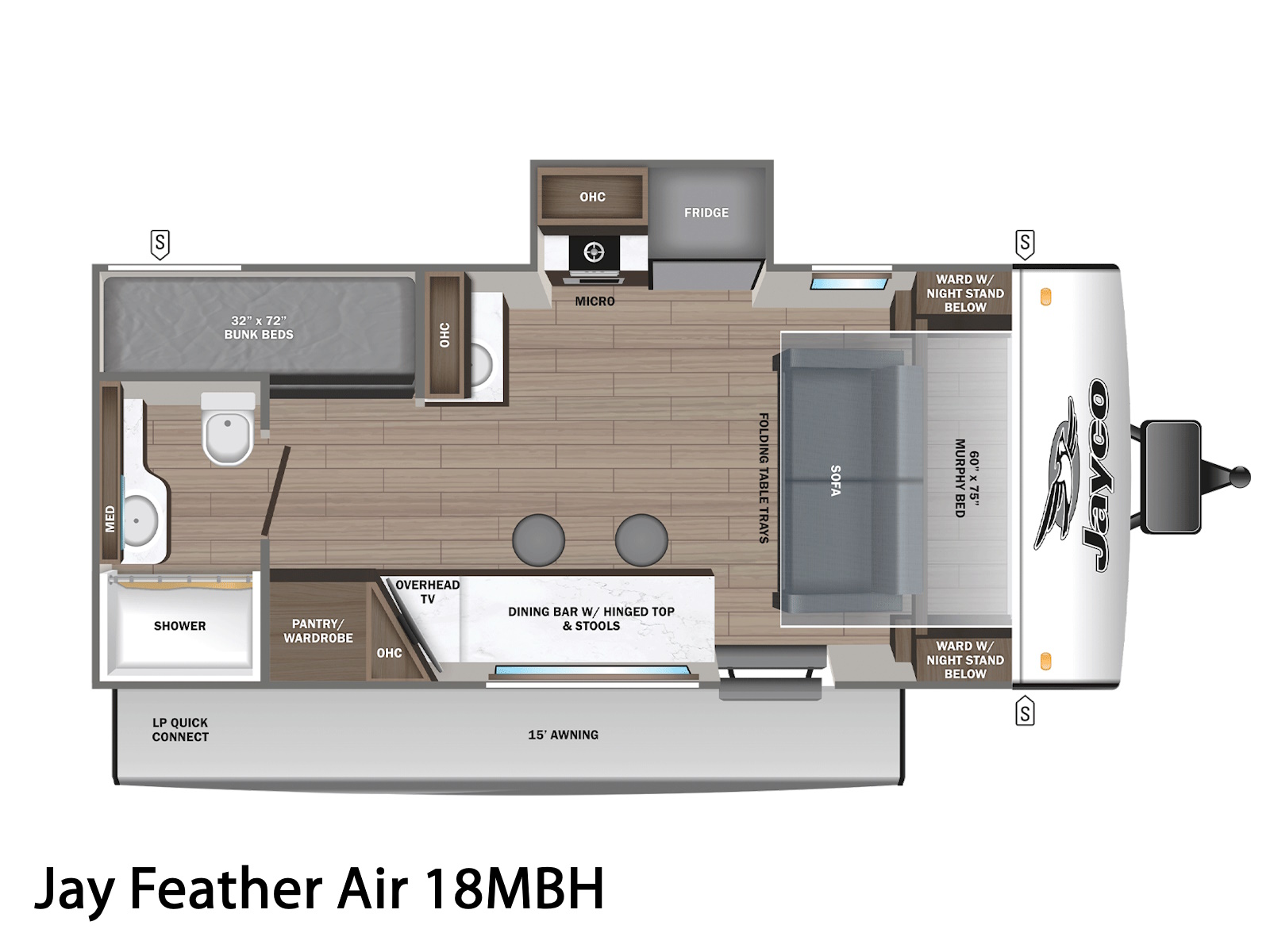 2025-Jayco-Jay-Feather-Air-18MBH-SR7168 | Virden, Winnipeg, Regina ...